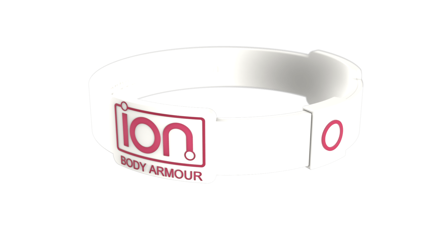 White & Pink ION Wristbands | ION Body Armour